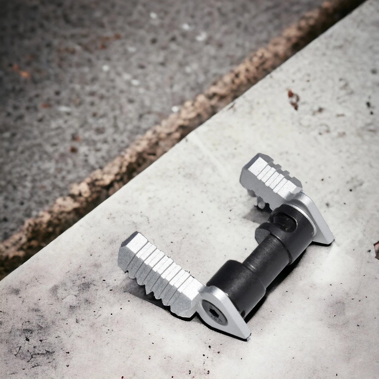 AR-15 Silver Steel Ambidextrous Safety Selector Switch