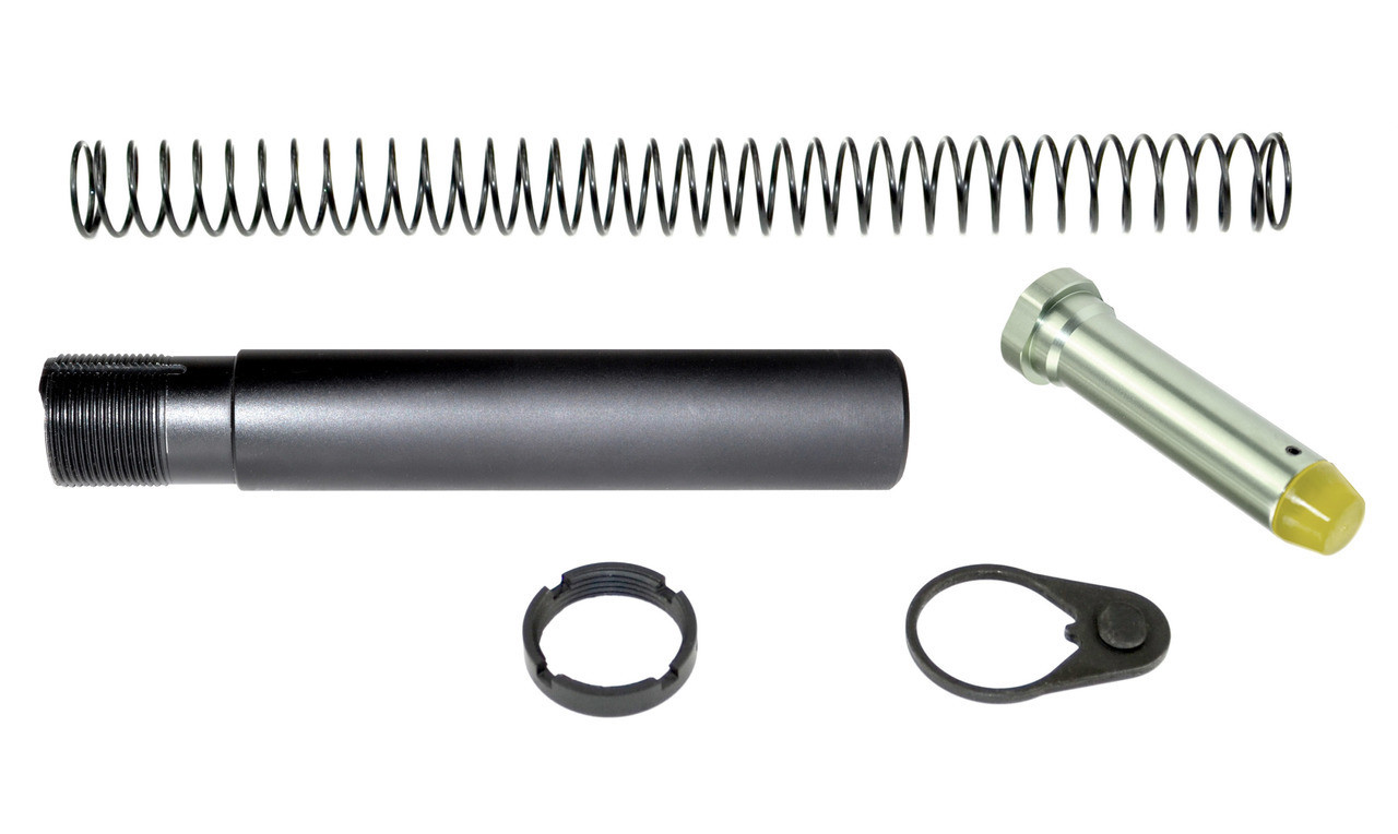 AR-15 Pistol Buffer Tube Kit w/ Mil Spec End Plate