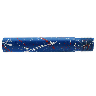 AR-15 Custom Cerakote Blue USA Splatter Pistol Buffer Tube