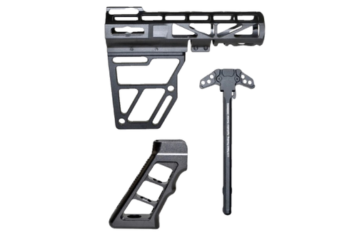 Presma Silver Skeletonized Lightweight Pistol Arm Brace