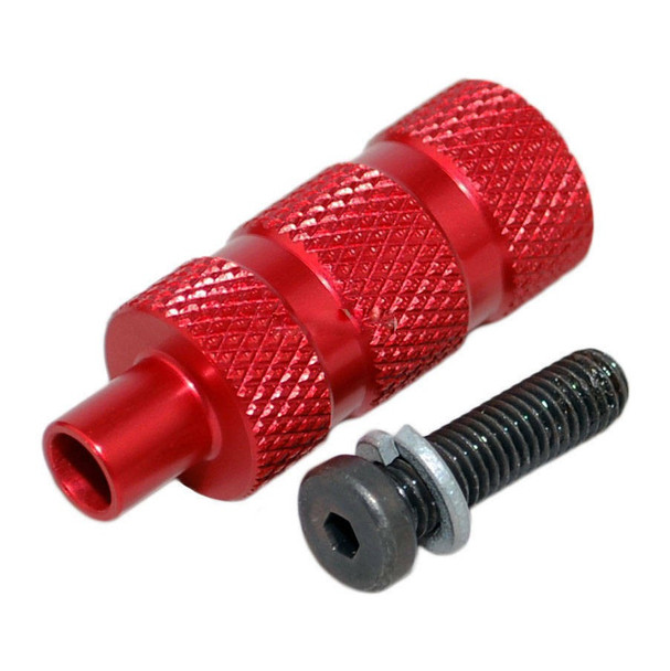 AR-15 Red Anodized Aluminum Extended Side Charging Handle Bolt
