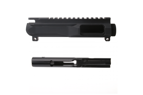 AR-9 Slick Side Billet Upper Receiver w Bolt Carrier Group