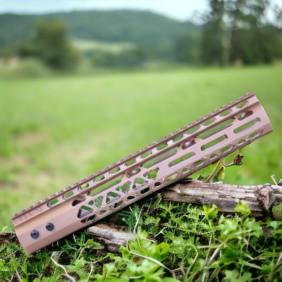 12" Airlite MLOK Free Floating Anodized Bronze Handguard