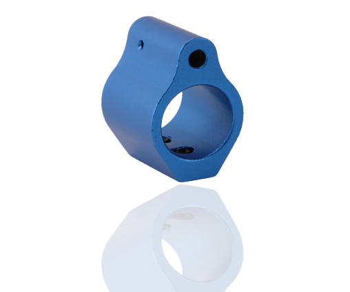 AR15 .750 Blue Low Profile Aluminum Gas Block