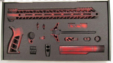 Custom Timber Creek 15" Battle Worn Red Enforcer Complete Build Kit