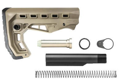 XTS Flat Dark Earth (FDE) Skeletonized AR Stock Buffer Tube Kit