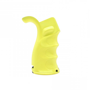 AR-15/AR-10 Yellow Cerakote Beavertail Pistol Grip