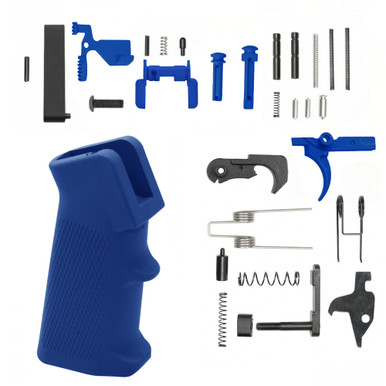 AR-15 Cerakote Blue Flame Enhanced Lower Parts Kit