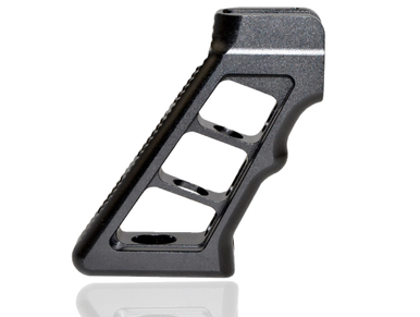 Presma Black Aluminum AR Skeletonized Rear Pistol Style Grip