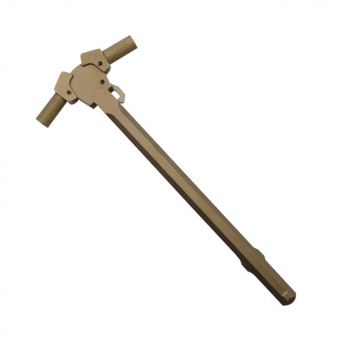 A1Armory AR-15, AR-10 Tan Knurled Ambidextrous Charging Handle