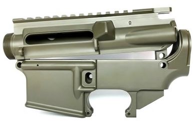 AR-15 80% Magpul OD Green Cerakote Lower & Upper Receiver Set