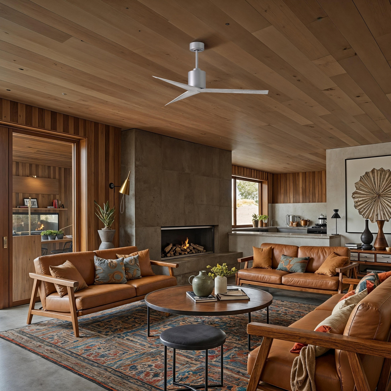 Light Bulbs Etc. - Matthews Fan Company Eliza 56"Ceiling Fan in Brushed ...