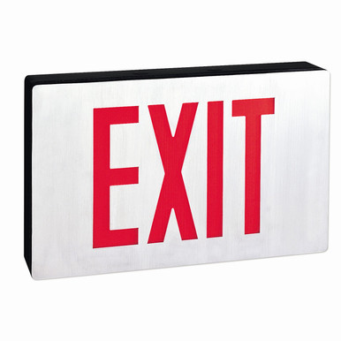 Light Bulbs Etc. - Nora Lighting Exit LED Exit Sign in Aluminum - NX ...
