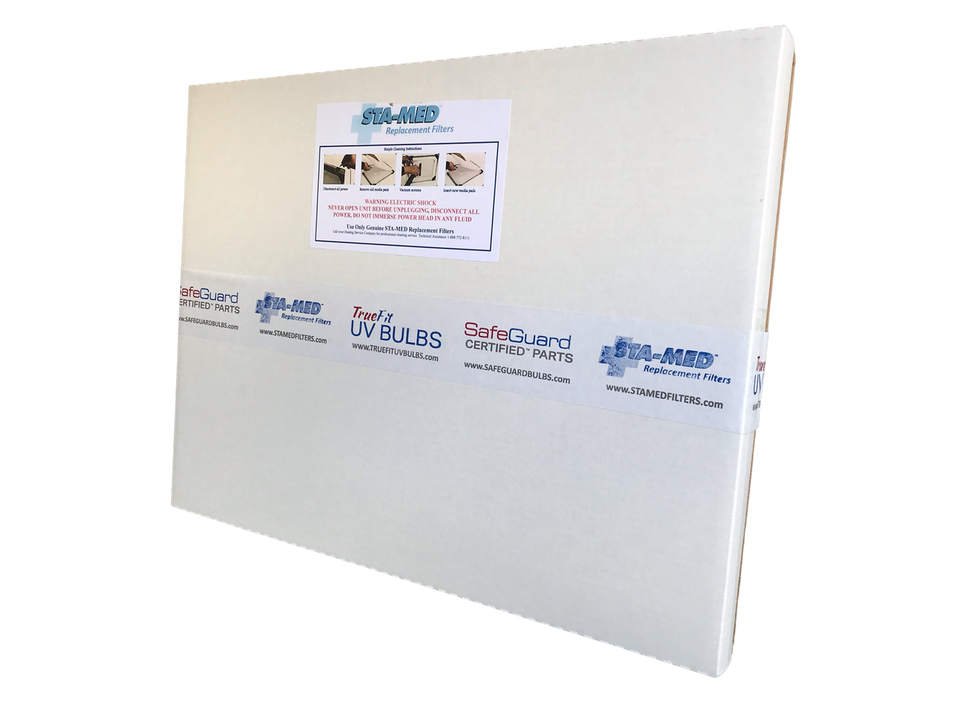 Respicaire MicroClean 95 Replacement Filter Pads by Sta-Med - 3 Changes ...