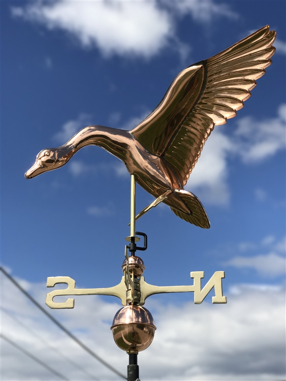 Landing Goose Weathervane 1 at Weathervanes of Maine