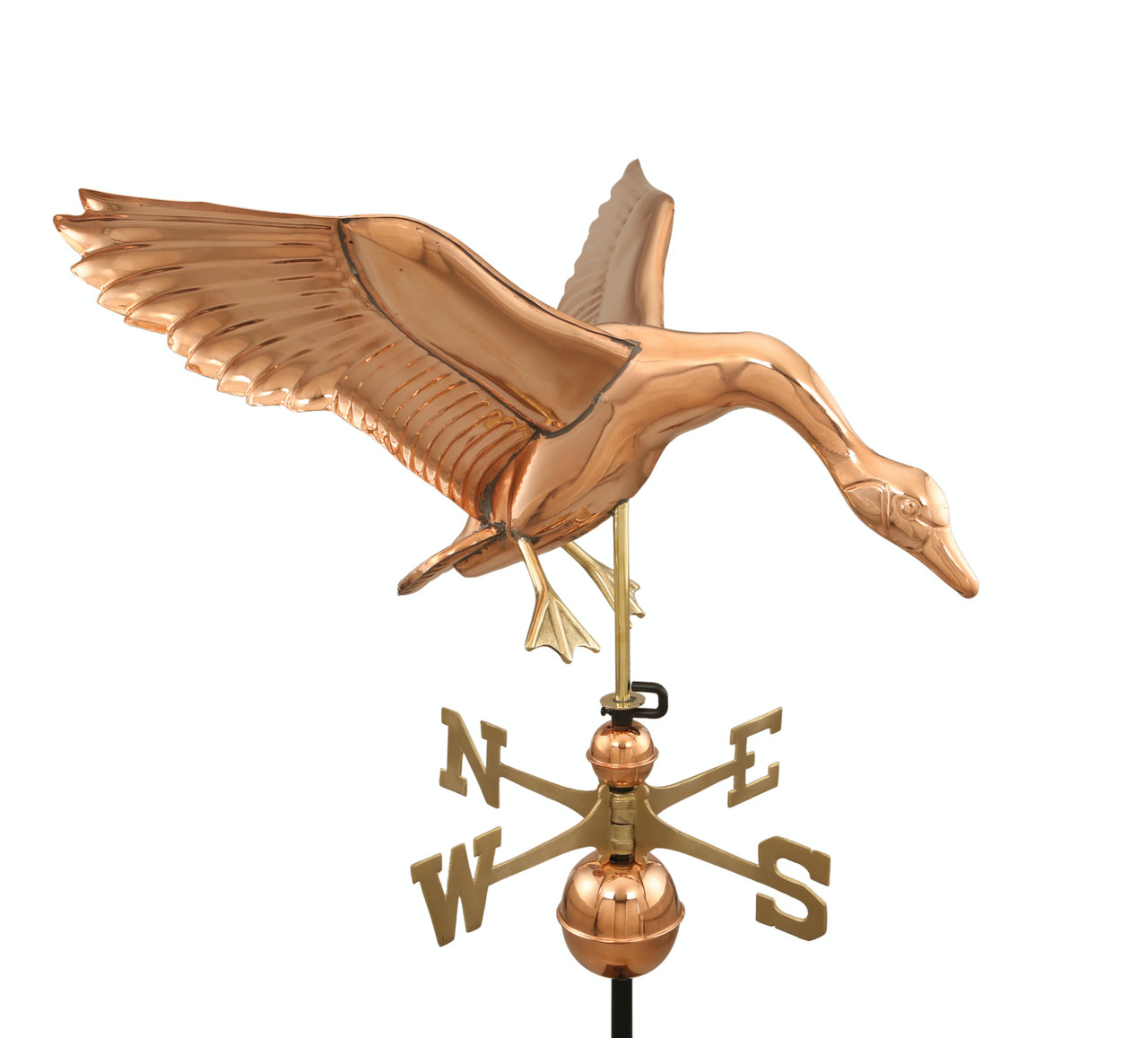 Landing Goose Weathervane 1 at Weathervanes of Maine