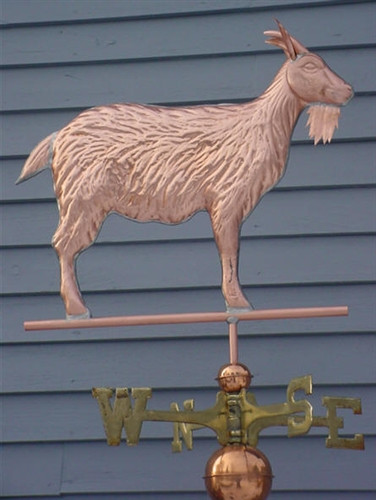 Goat Weathervane at Weathervanes of Maine