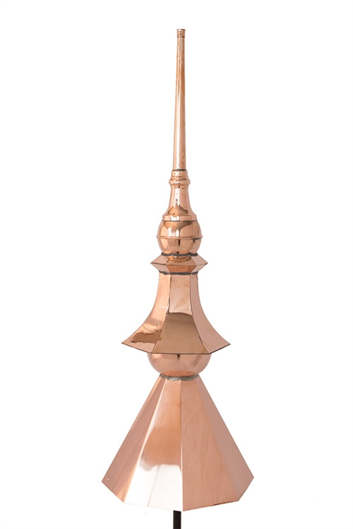 Wellington Finial with cap at Weathervanes of Maine