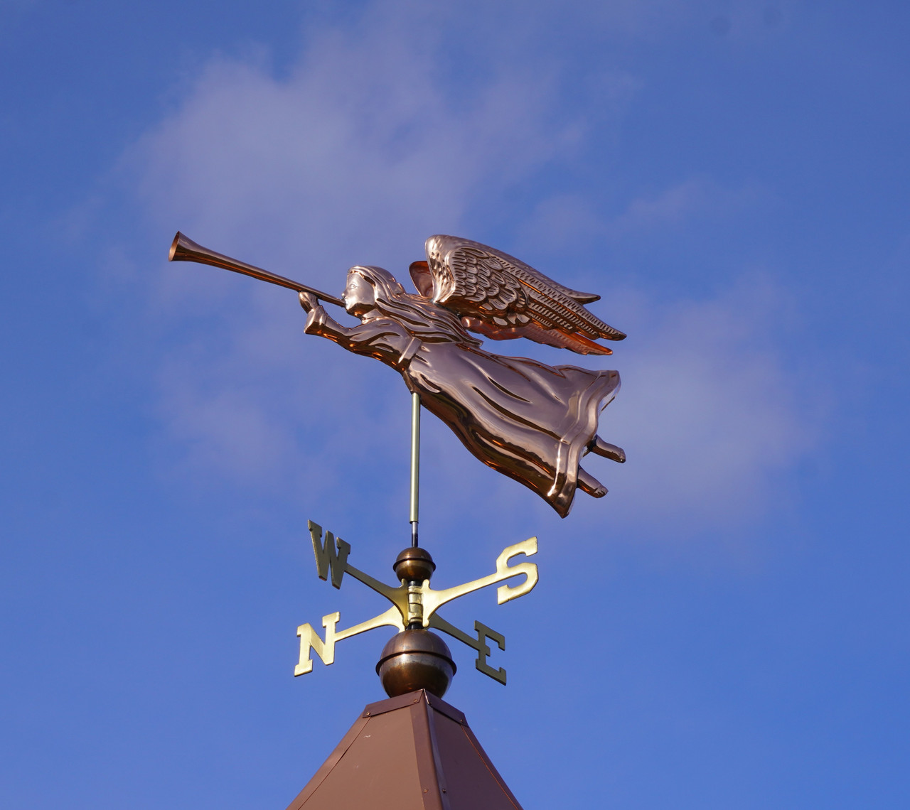 Angel Weathervane at Weathervanes of Maine