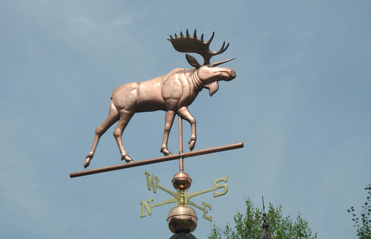 Large Deluxe Moose Weathervane - Weathervanes of Maine
