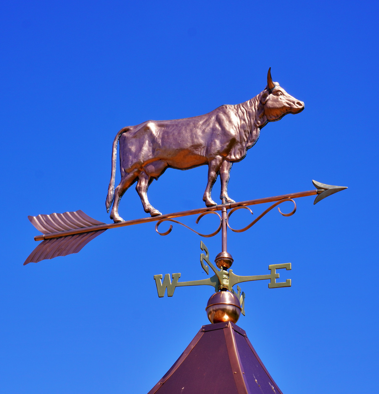Cow and Calf Weathervane 1 at Weathervanes of Maine