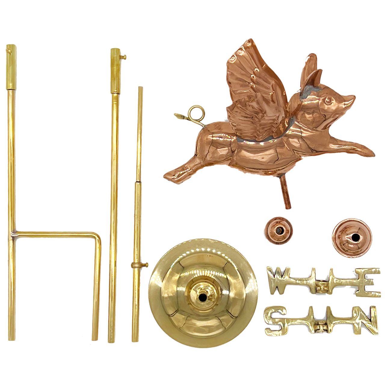 Flying Pig Mini Weathervane Kit - Weathervanes of Maine