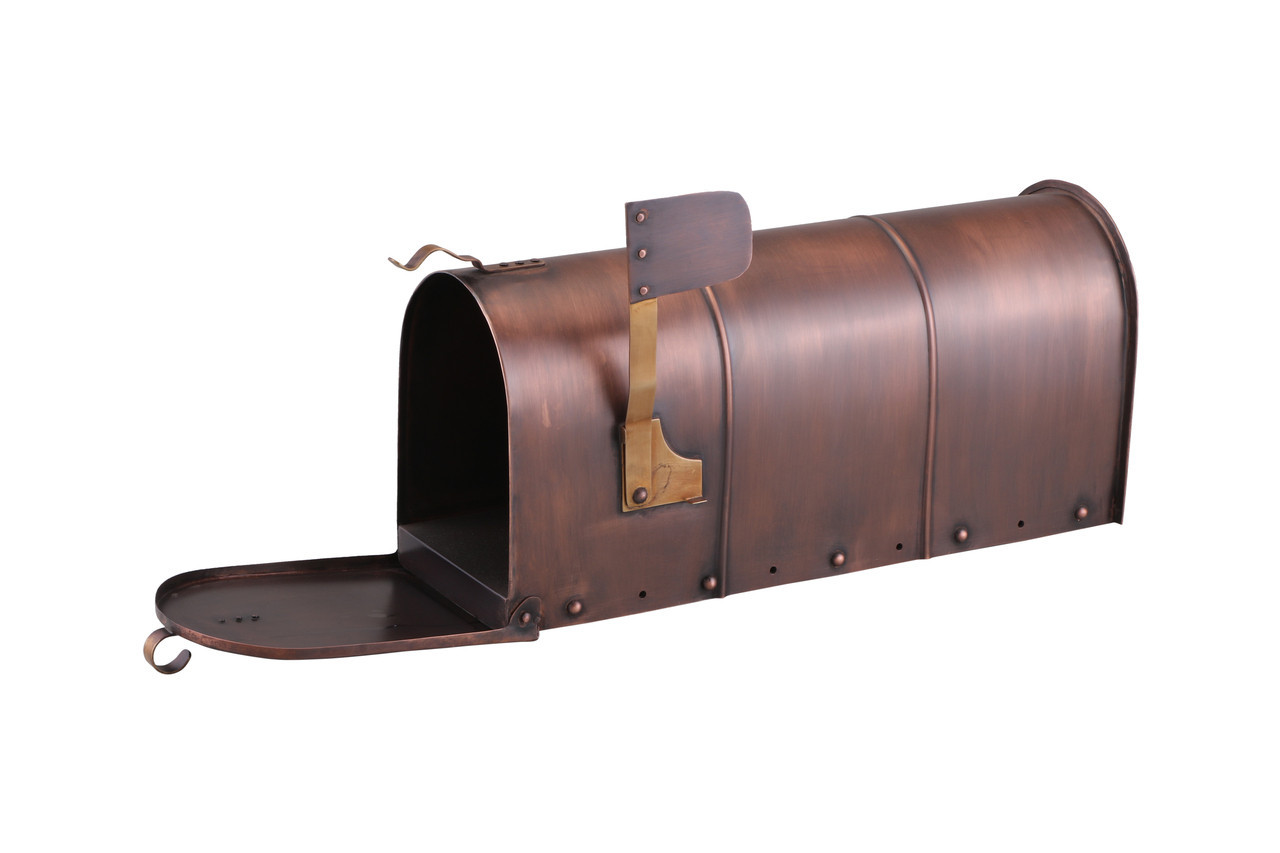 Classic Copper Mailbox at Weathervanes of Maine