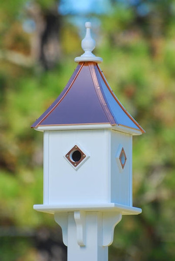 Square Bird House at Weathervanes of Maine