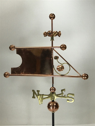 Crest Banner Weathervane at Weathervanes of Maine