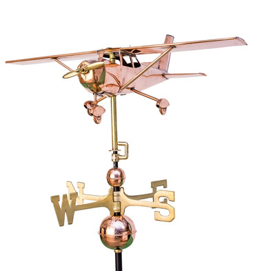 High Wing Plane Weathervane at Weathervanes of Maine