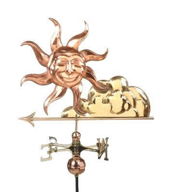 Sun Weathervane at Weathervanes of Maine