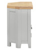 Hampton Pebble Grey Corner TV Unit - Wooden Furniture Store