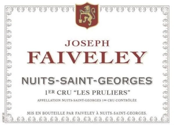 Faiveley Nuits-St-Georges 1er cru Les Pruliers 2019 - Woodland Hills ...