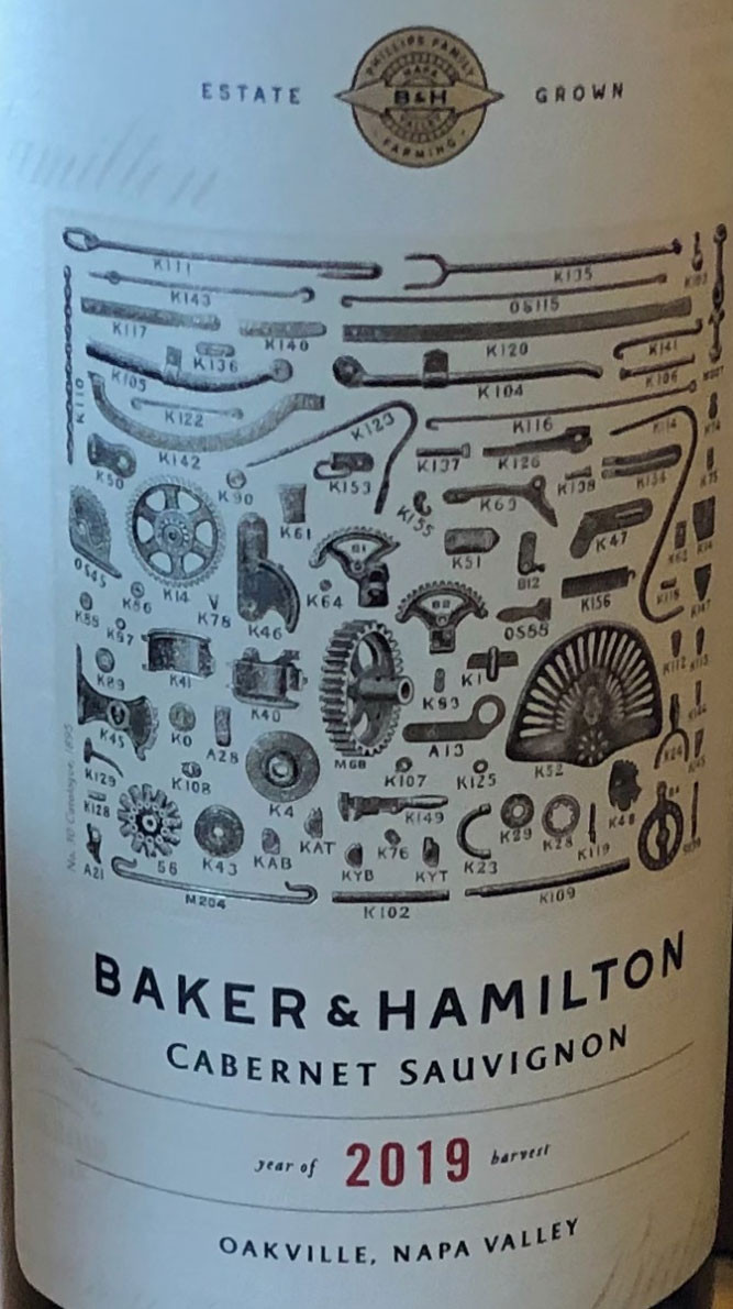 Baker & Hamilton Cabernet Sauvignon Oakville Napa Valley 2019 ...