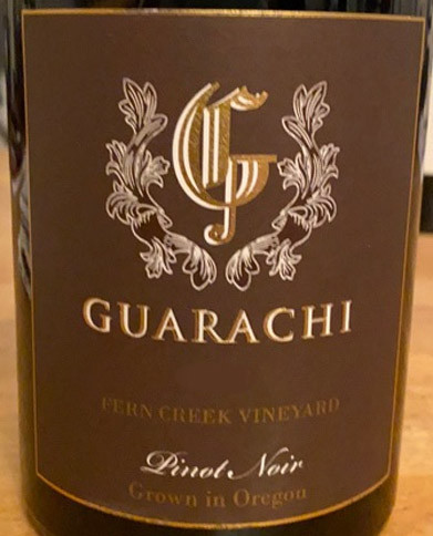 Guarachi Family Pinot Noir Willamette Valley Fern Creek Vineyard 2019 ...