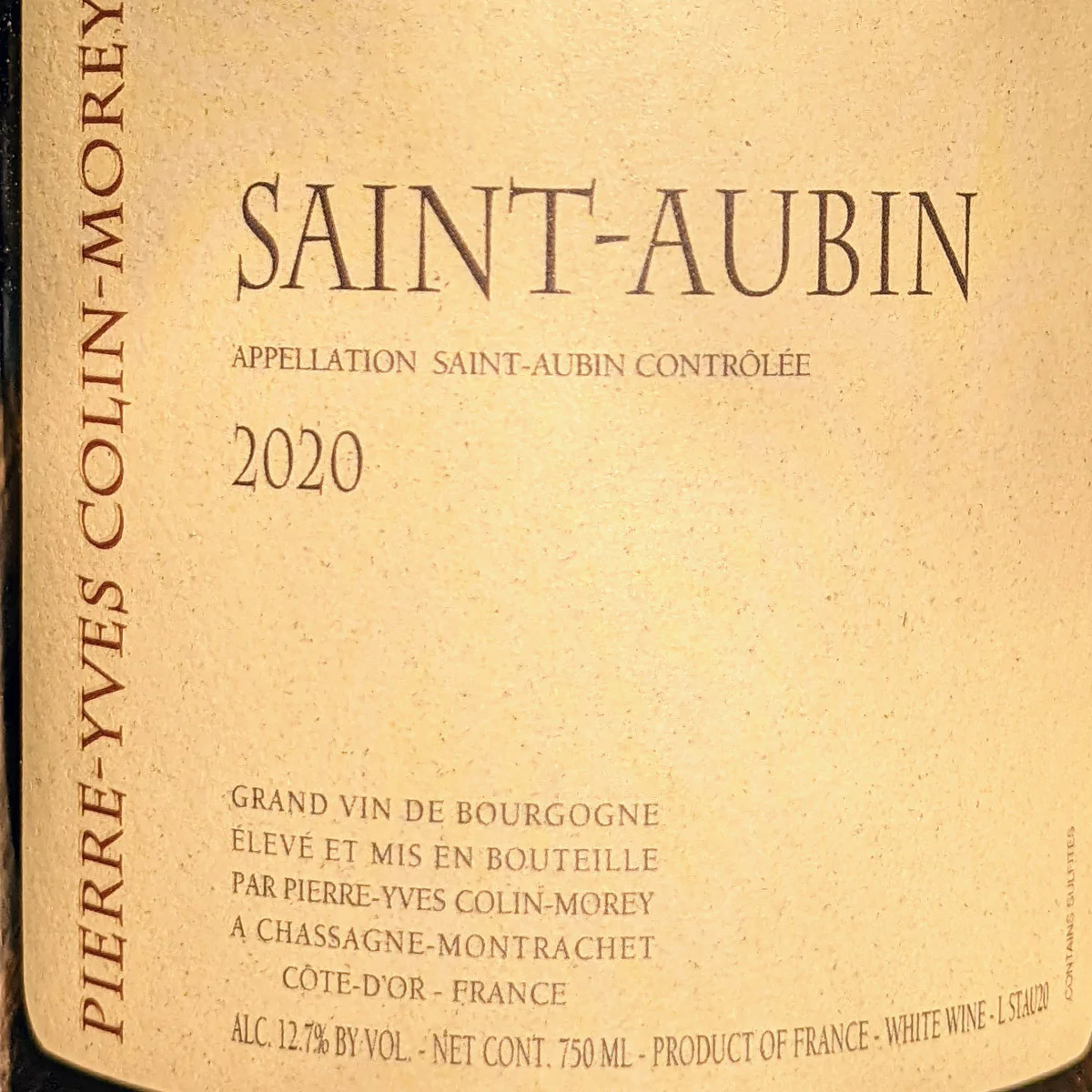 Colin-Morey/Pierre-Yves St-Aubin 2020 - Woodland Hills Wine Company