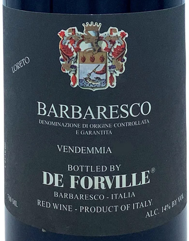 De Forville Barbaresco Vigneto Loreto 2019 - Woodland Hills Wine Company