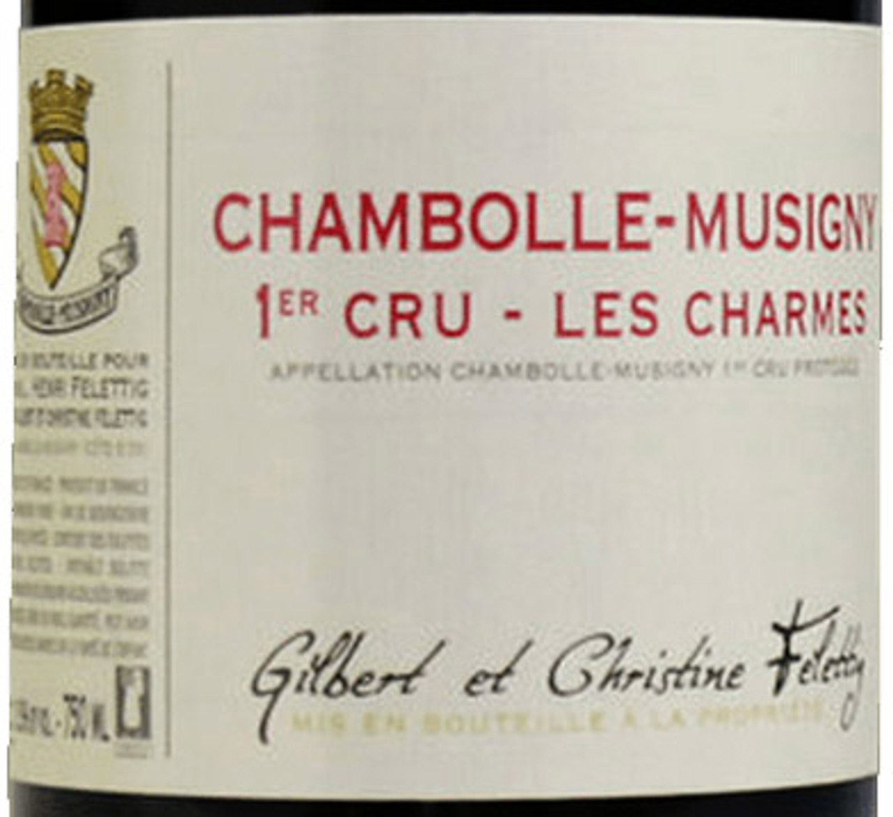 Felettig Chambolle-Musigny 1er cru Charmes 2021 - Woodland Hills Wine ...