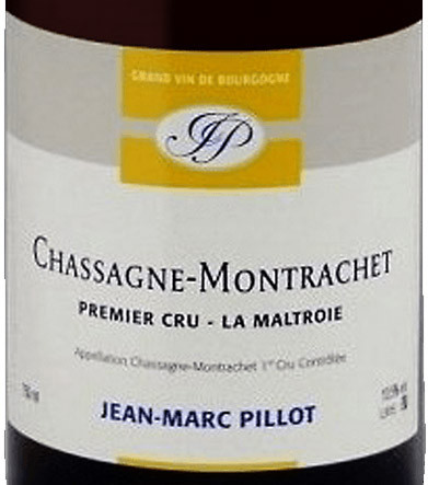 Pillot/Jean-Marc Chassagne-Montrachet 1er cru Maltroie 2020 - Woodland ...