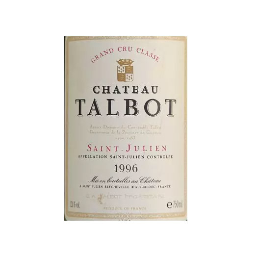 Talbot St-Julien 1996 - Woodland Hills Wine Company