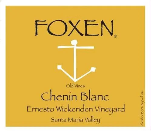 Foxen Chenin Blanc Santa Maria Valley Ernesto Wickenden Vyd. 2022 ...