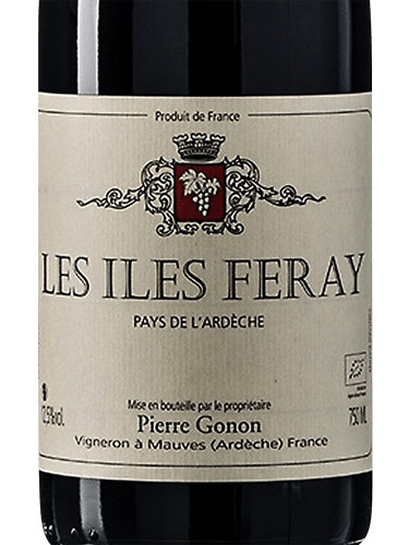 Pierre Gonon Vin de Pays de l'Ardèche Les Iles Feray 2021 - Woodland ...