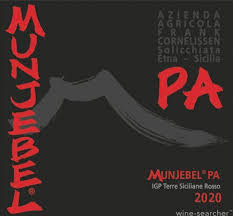 Cornelissen/Frank Munjebel PA Terre Siciliane Rosso 2020 - Woodland ...