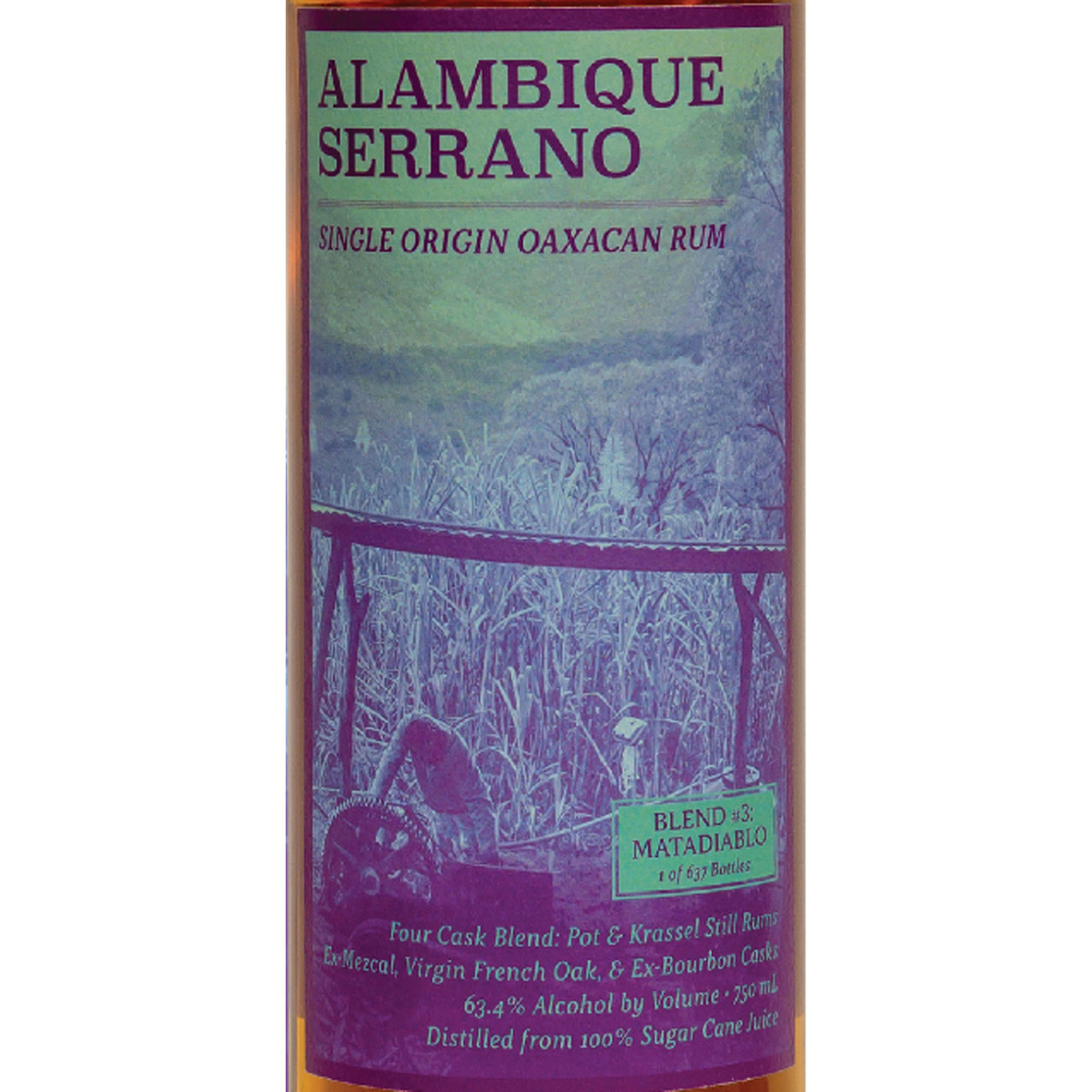 Alambique Serrano Matadiablo Single Origin Oaxacan Rum Blend #3 ...