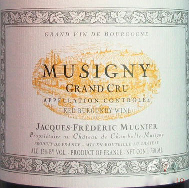 Mugnier Musigny Grand Cru 2014 - Woodland Hills Wine Company