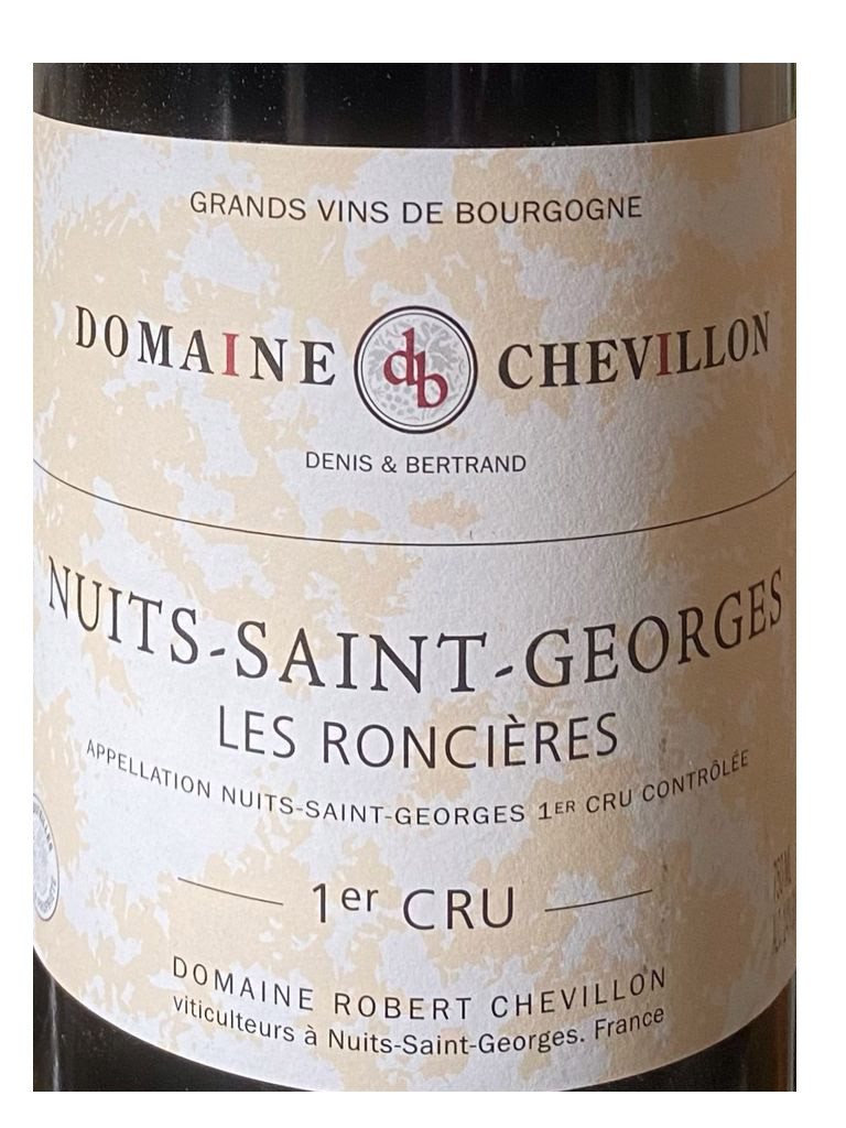 Chevillon Nuits-St-Georges 1er cru Les Roncières 2022 - Woodland Hills ...