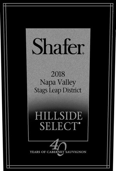 Shafer Cabernet Sauvignon Stags Leap District Hillside Select 2018 ...