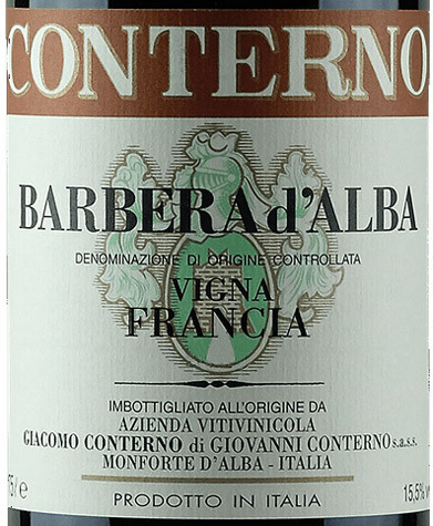 Conterno/Giacomo Barbera d'Alba Francia 2020 - Woodland Hills Wine Company