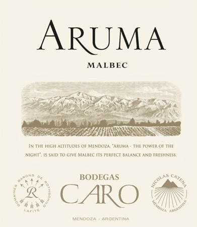 Caro (Lafite/Catena) Malbec Mendoza Aruma 2020 - Woodland Hills Wine ...