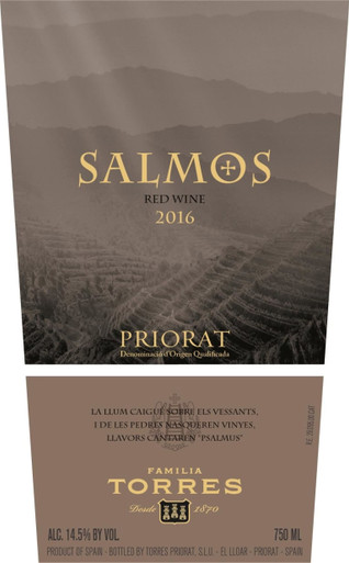 Torres Salmos Priorat 2016 - Woodland Hills Wine Company